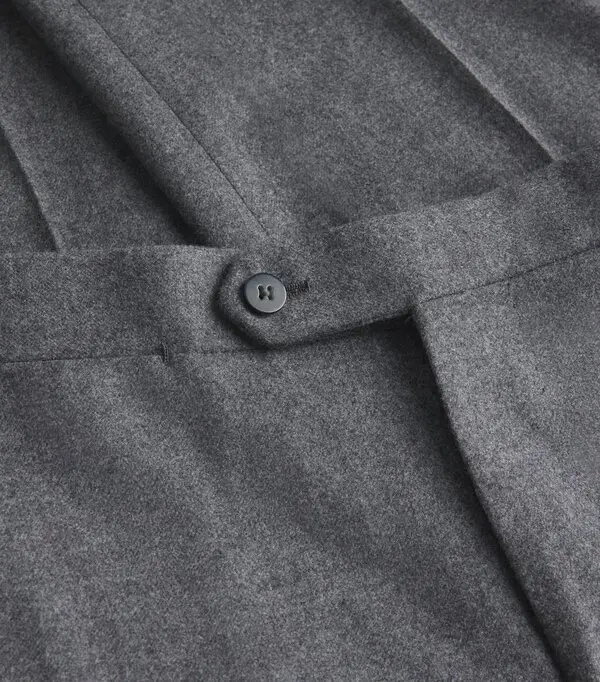 Isaia Wool-cashmere Tailored Trousers