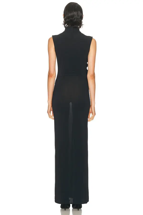 JEAN PAUL GAULTIER Lingerie Garter Long Dress - Dark Navy