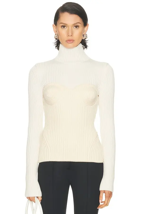 Jean Paul Gaultier High Neck Sweater