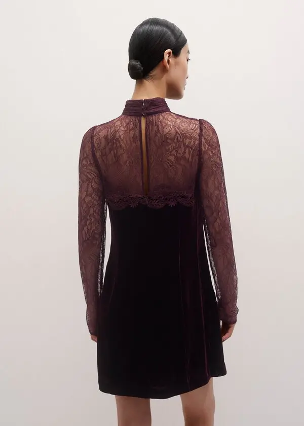 me and em burgundy dress Envy Maxi Dress main image 0