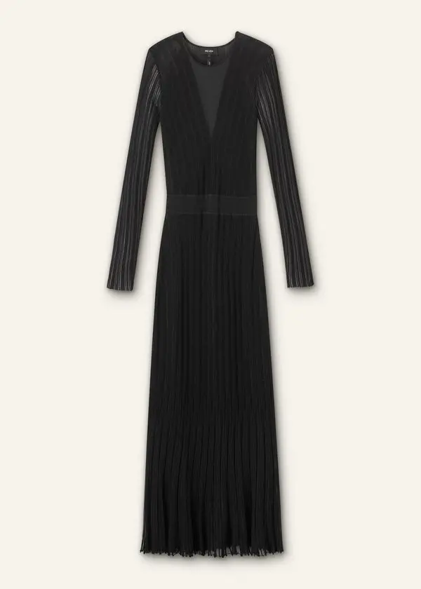 ME+EM Sheer Knit Maxi Dress