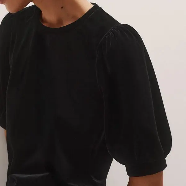 ME+EM Fluid Velour Tee