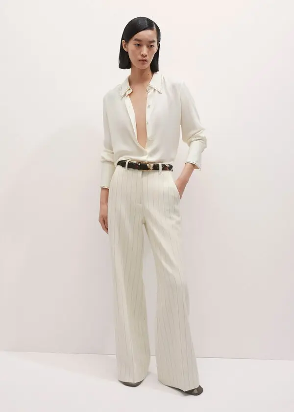 ME+EM Silk Hotfix Tux Shirt