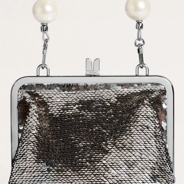 ME+EM Sequin Frame Bag