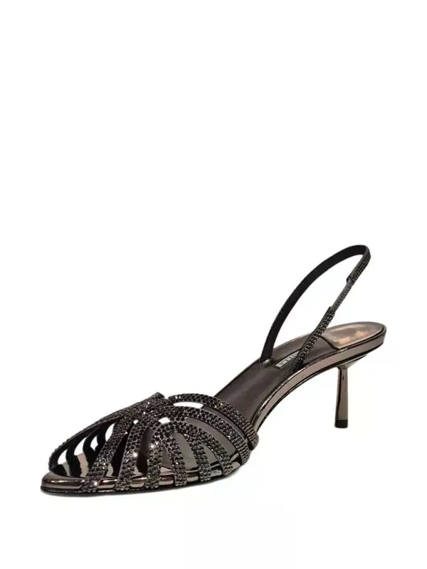 LE SILLA Embellished Caged Sandals