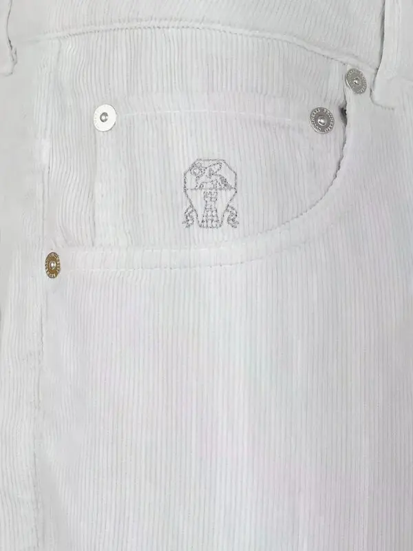 Brunello Cucinelli Five-pocket Trousers - Grey
