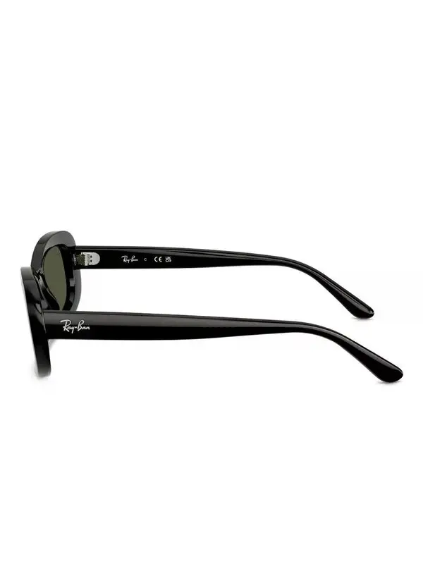 Ray-ban Oval Frame Sunglasses - Black