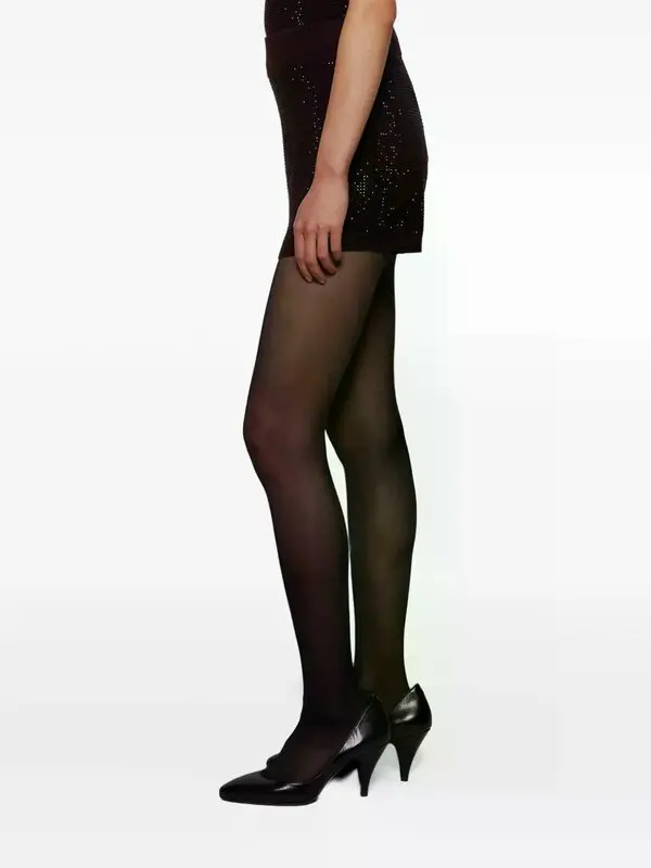 David Koma Rhinestone-embellished Shorts - Brown