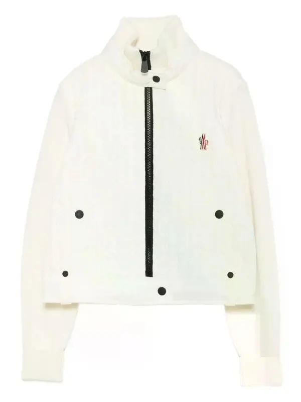 Moncler Panelled Jacket - White