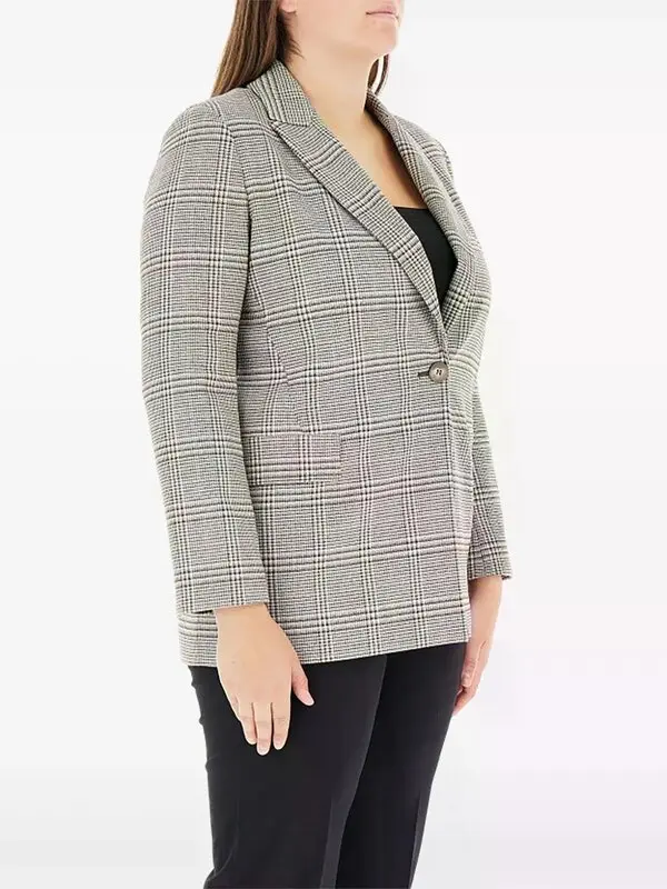 ELENA MIRO` Checked Blazer