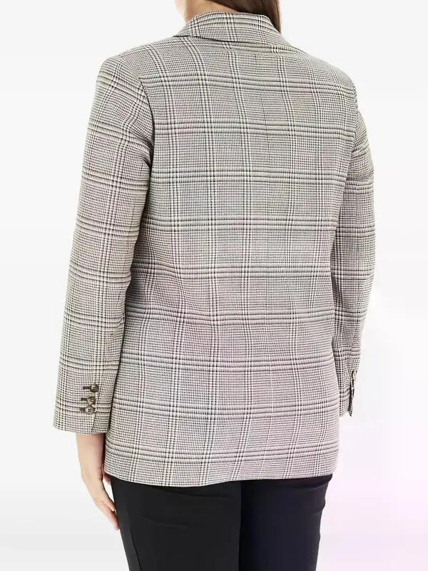 ELENA MIRO` Checked Blazer