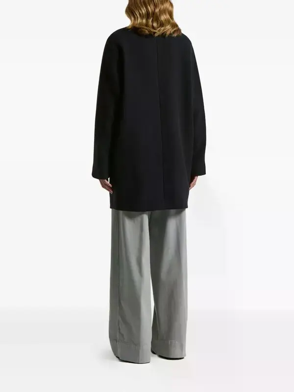 Peserico Drop-shoulder Funnel-neck Coat