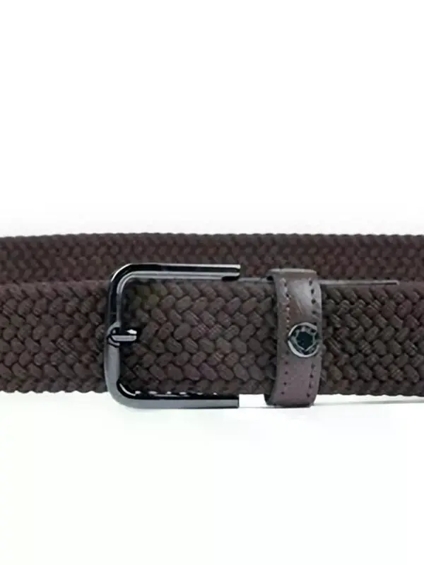 Paul & Shark Leather-trim Interwoven Belt