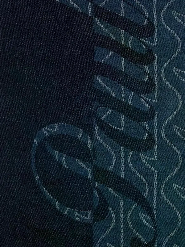 Paul & Shark Monogram Wool Scarf - Blue