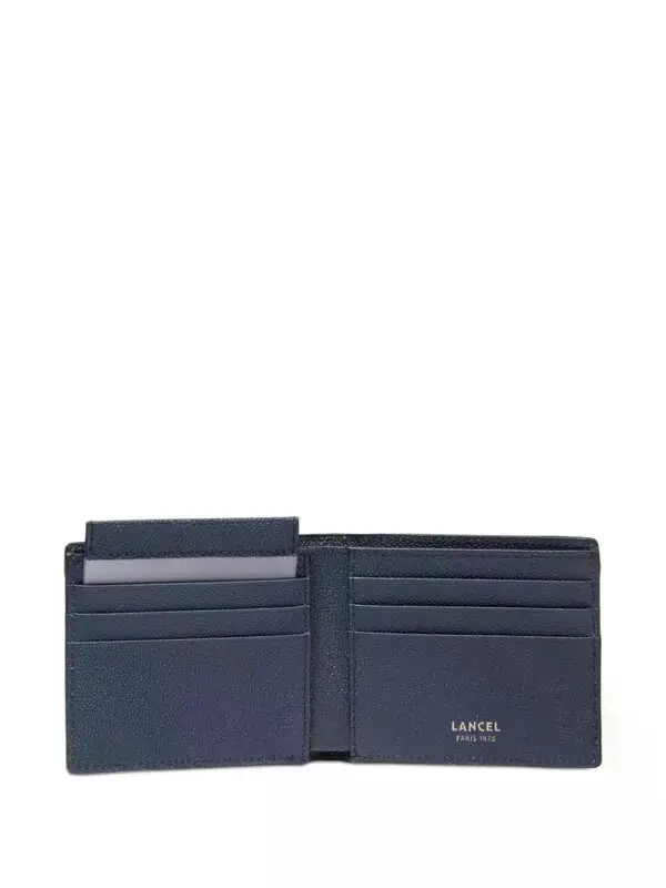 LANCEL Compact Leather Wallet
