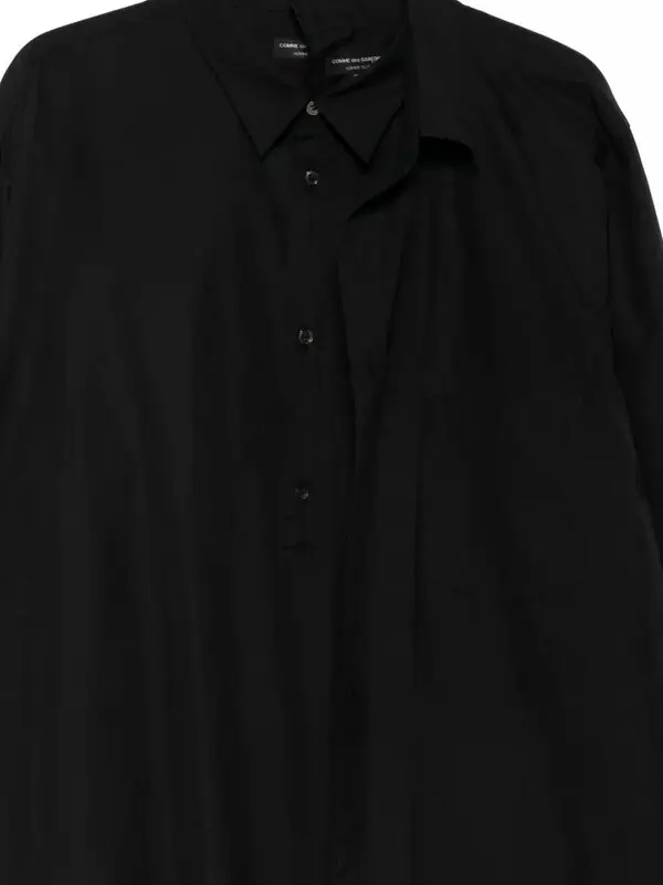 Comme Des Garçons Layered Shirt - Black