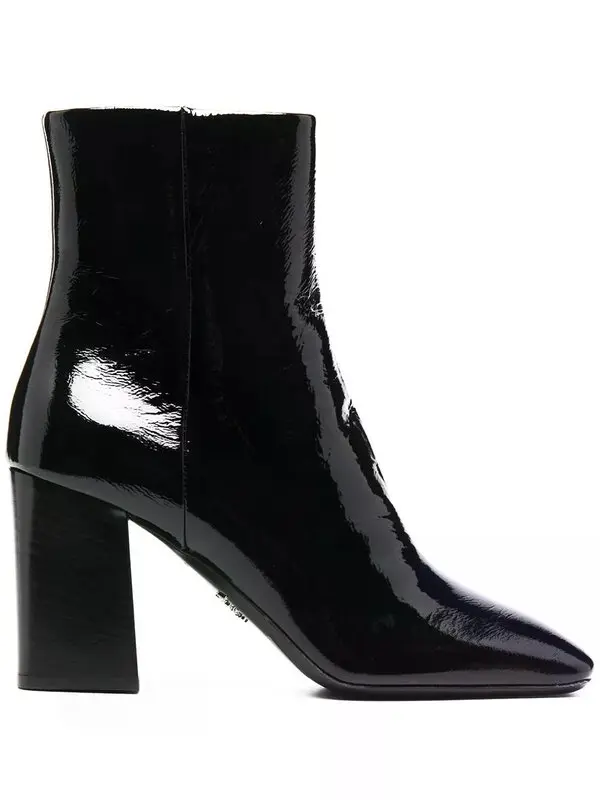 Prada Patent Ankle Boots