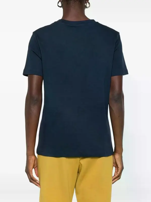 Max Mara Logo-embroidered T-shirt - Blue