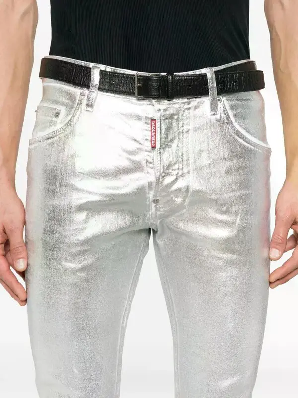 Dsquared2 Metallic-finish Jeans