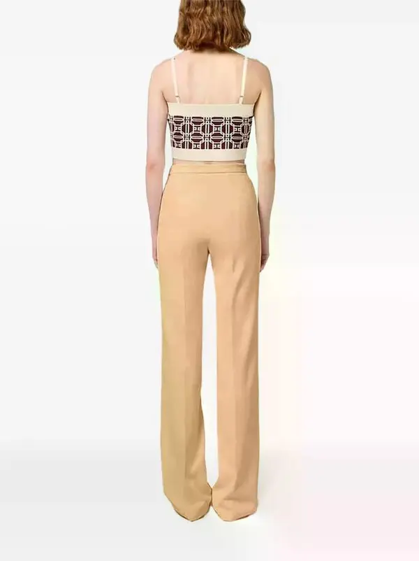 Elisabetta Franchi Button-detailed Trousers