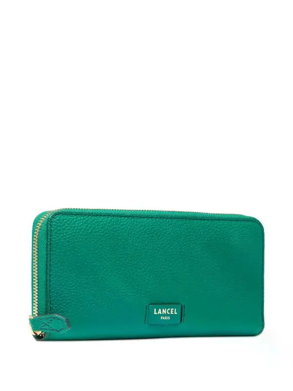 LANCEL Zip-around Leather Wallet