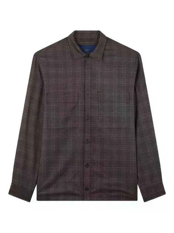 Paul & Shark Checkered Wool Shirt