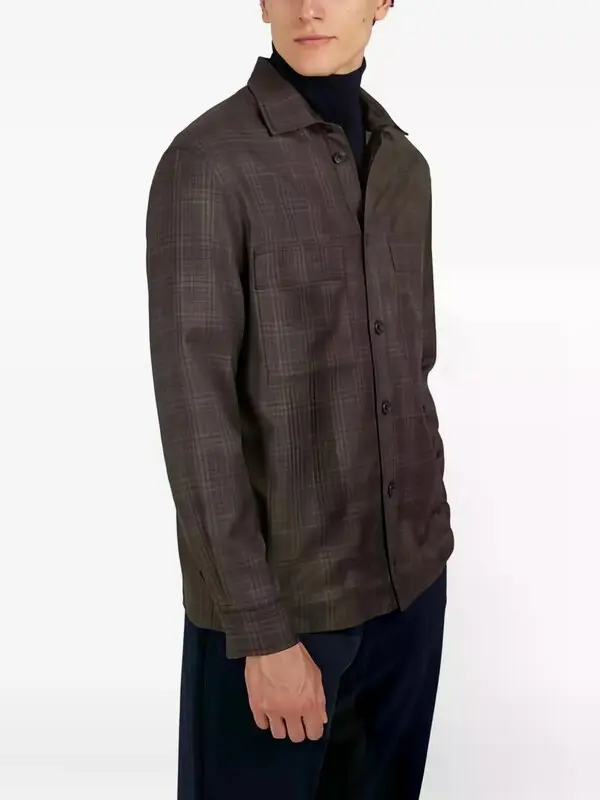 Paul & Shark Checkered Wool Shirt