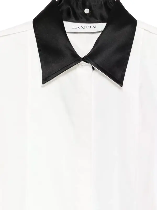 LANVIN Contrasting-collar Shirt