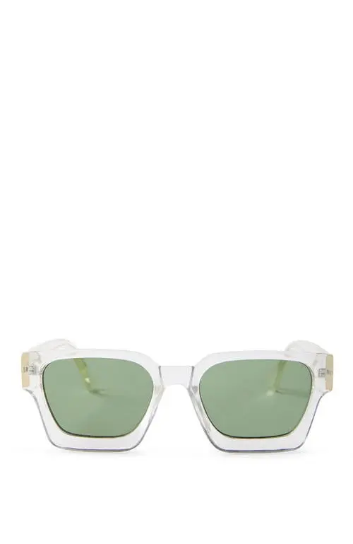 COTTON ON Legacy Sunglasses - Crystal Clear Lime