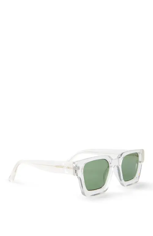 COTTON ON Legacy Sunglasses - Crystal Clear Lime