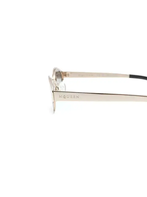 Alexander McQueen Oval-frame Sunglasses
