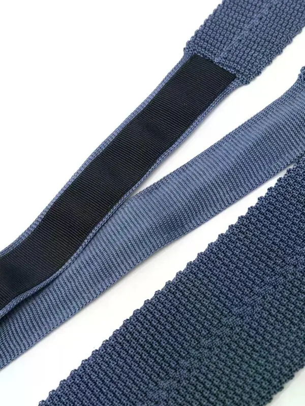 Brunello Cucinelli Knitted Silk Tie - Blue