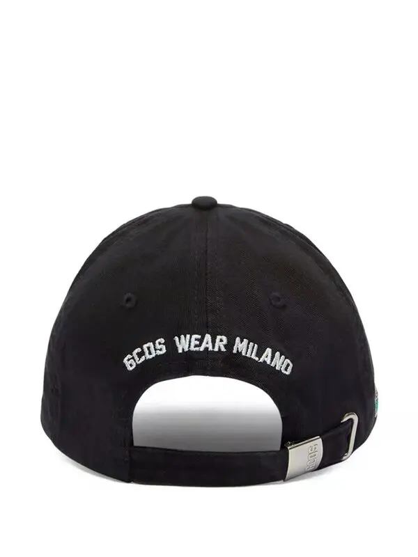 Gcds Logo-embroidered Baseball Cap - Black