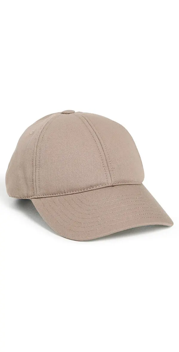 COURREGES Embroidered Cap - Mocha
