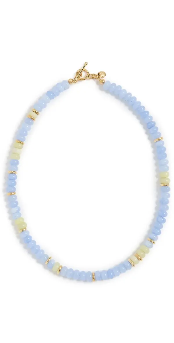 MAYAMAR Beaded Quartz Necklace - Turquoise