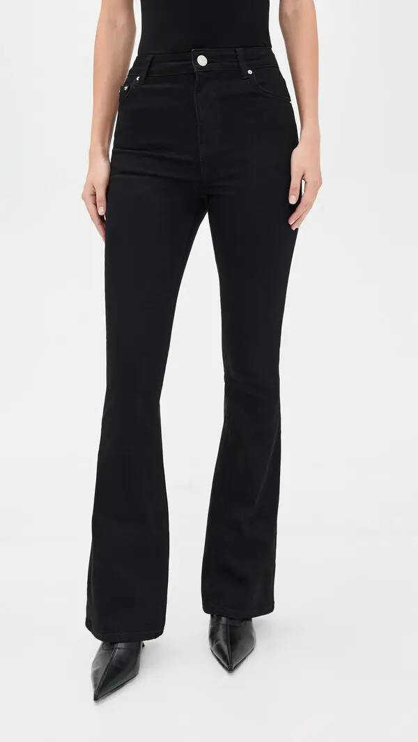 ALIGNE Mid-rise Slim Flare Jeans