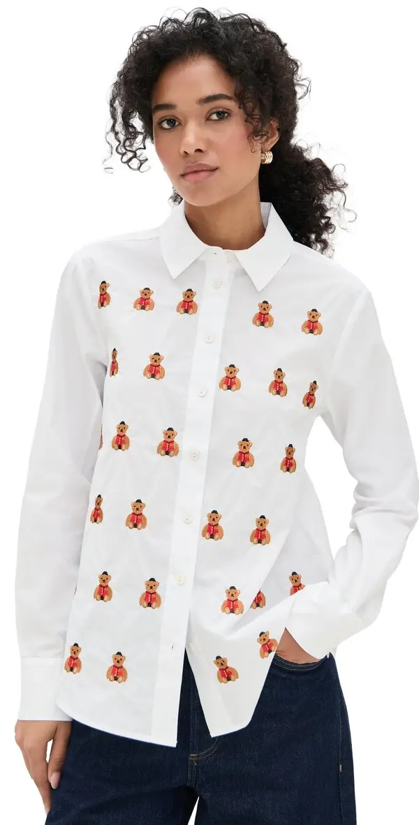 Lingua Franca Bowery Bear Shirt