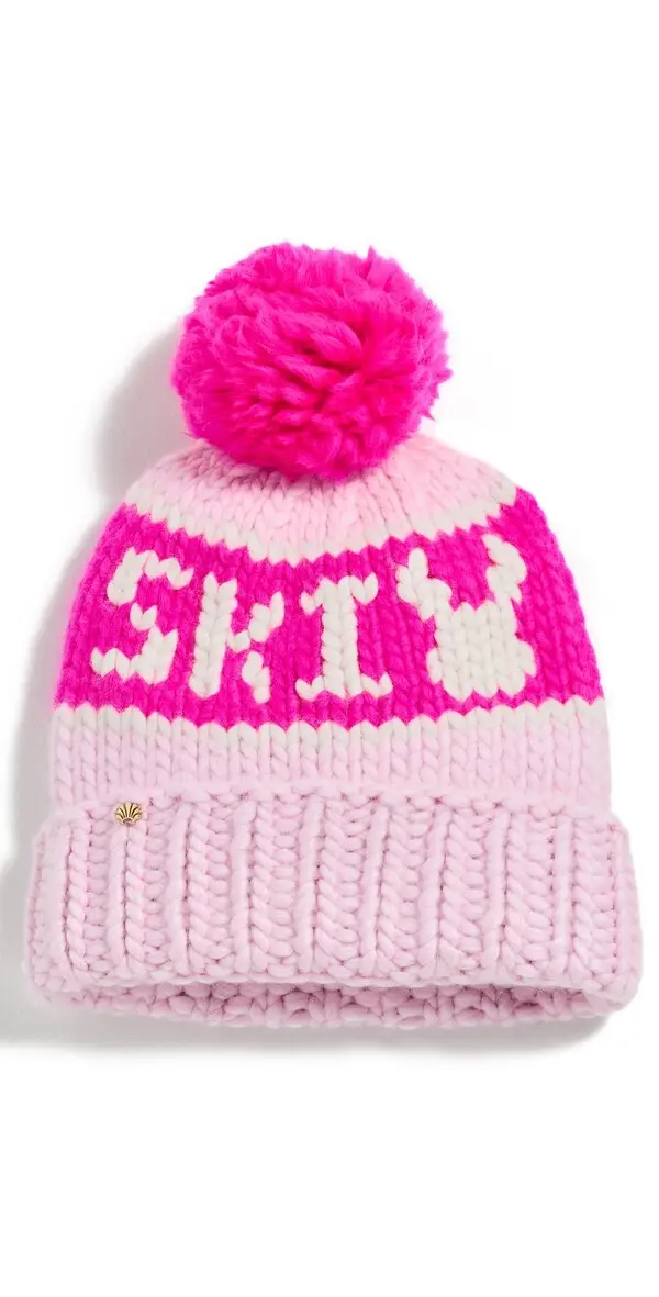 Lele Sadoughi The Ski Bunny Beanie - Neon Blush