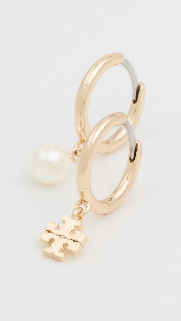 Tory Burch Mismatched Moondance Huggie Earrings