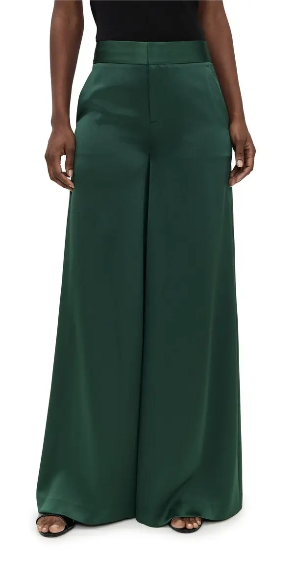 Alice + Olivia Nessi Baggy Trousers - Green Mystique