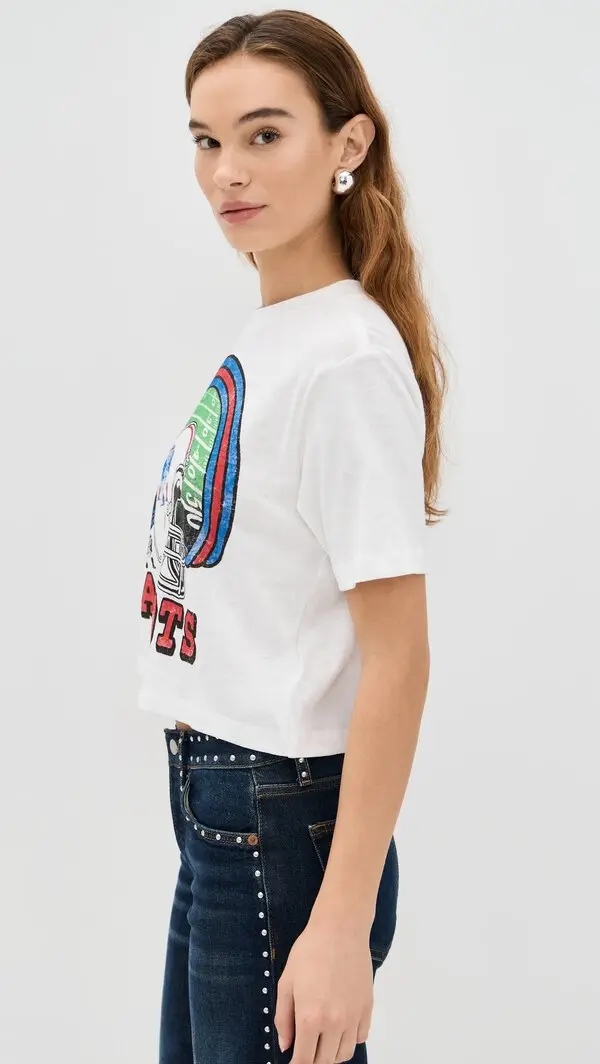 Junk Food Patriots Graphic Crop Tee