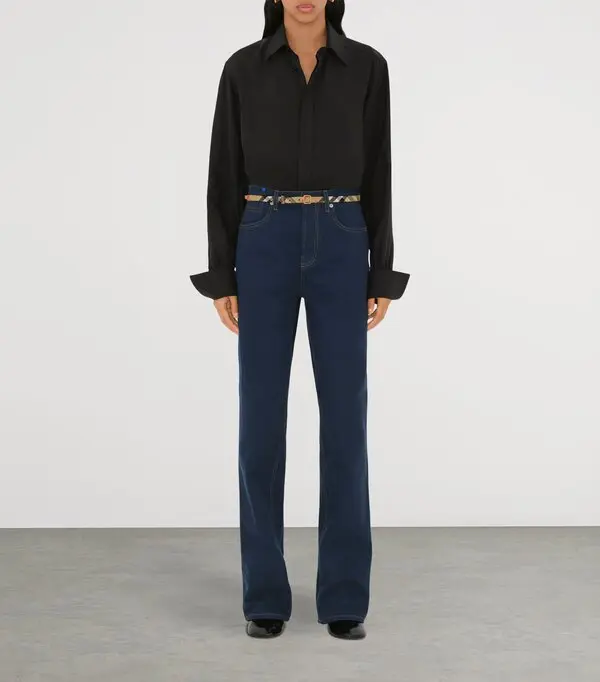Burberry Thin Check B Buckle Belt