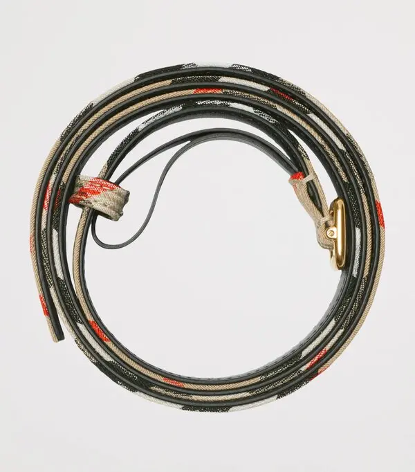 Burberry Thin Check B Buckle Belt