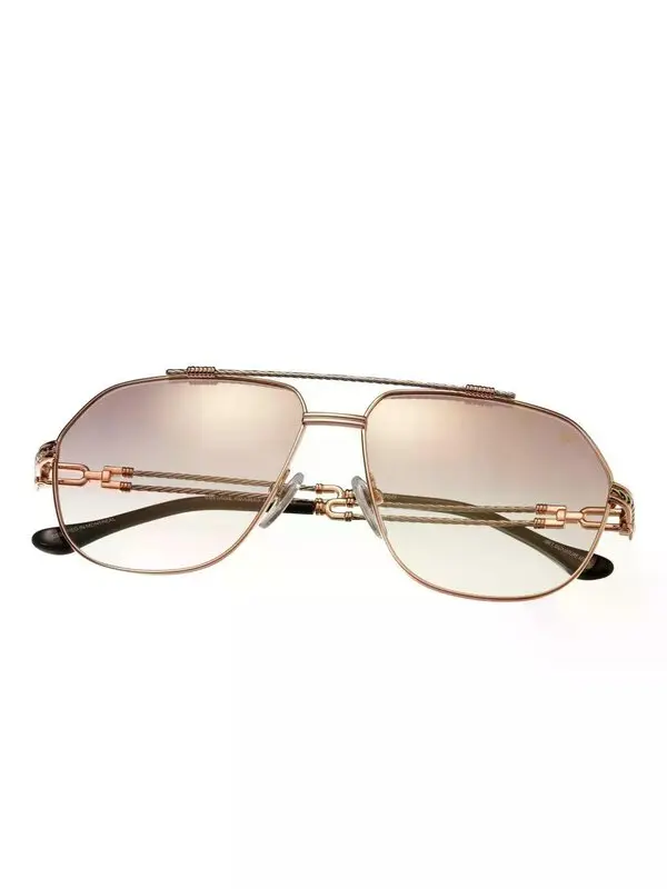 VINTAGE FRAMES COMPANY Double Rope Pilot-frame Sunglasses