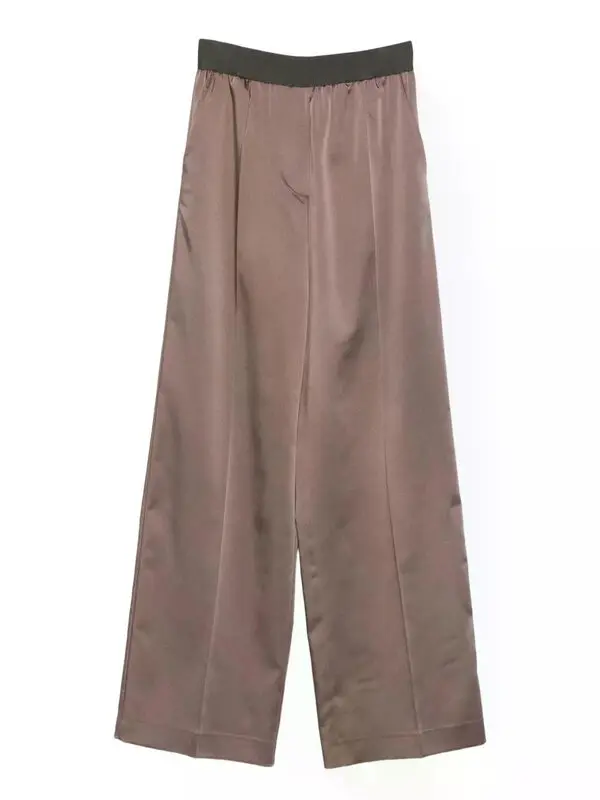 THE M Wool Wide-leg Trousers