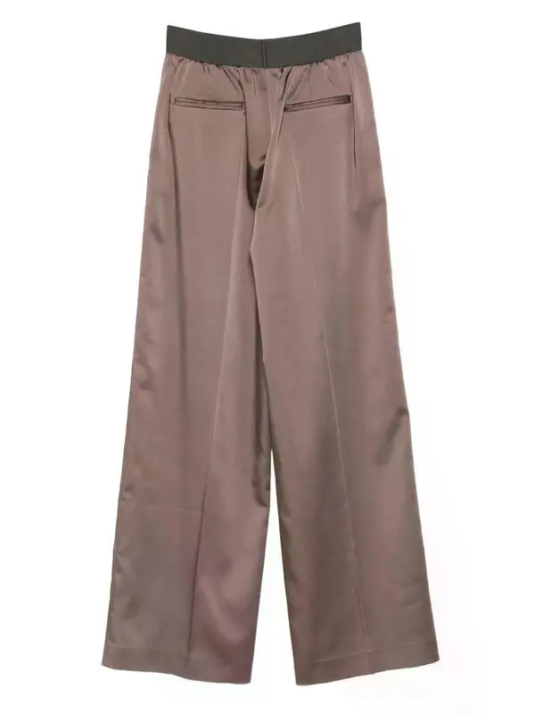 THE M Wool Wide-leg Trousers