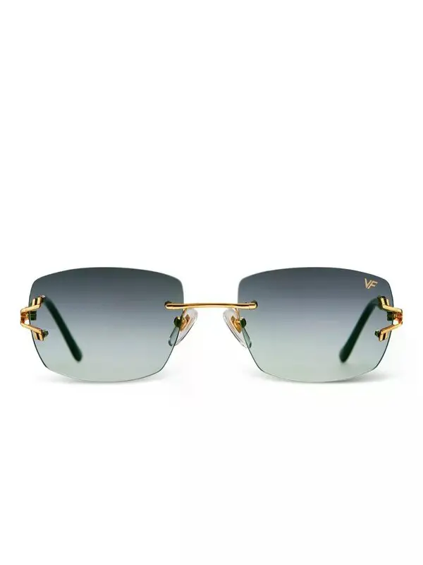 VINTAGE FRAMES COMPANY Bal Harbour Rimless Sunglasses - Gold