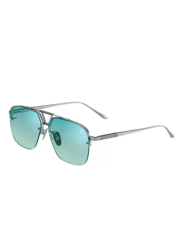 VINTAGE FRAMES COMPANY Falcon Rimless Sunglasses - Silver