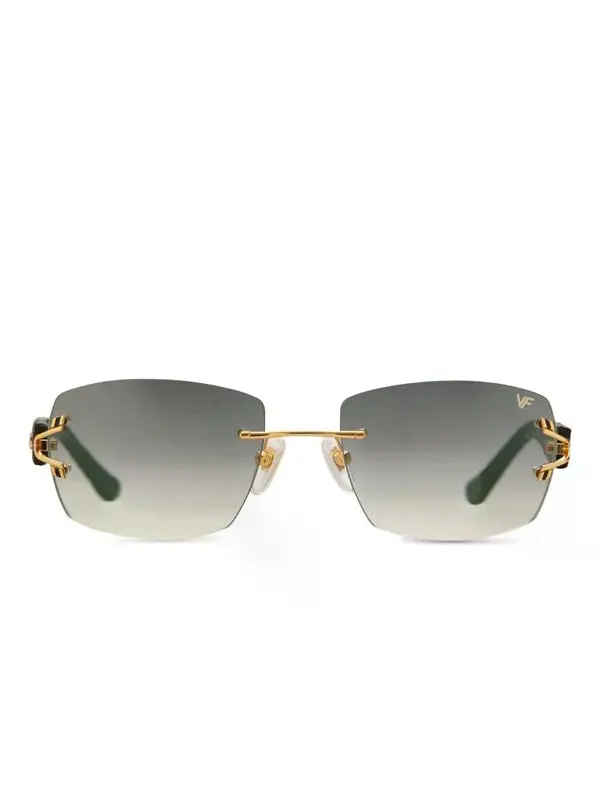 VINTAGE FRAMES COMPANY Bal Harbour Rimless Sunglasses - Gold