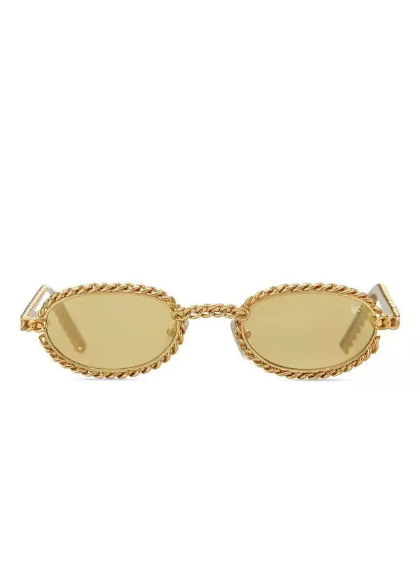 VINTAGE FRAMES COMPANY Pac Full Cuban Edition Sunglasses - Gold